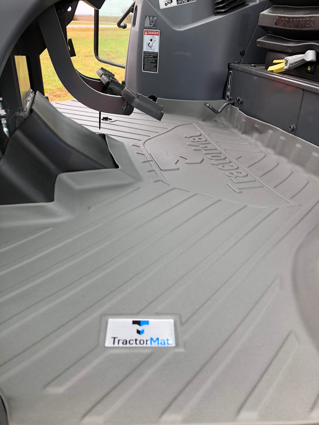 Kubota M6 Tractor Floor Mats by TractorMat — AgriCameras.com