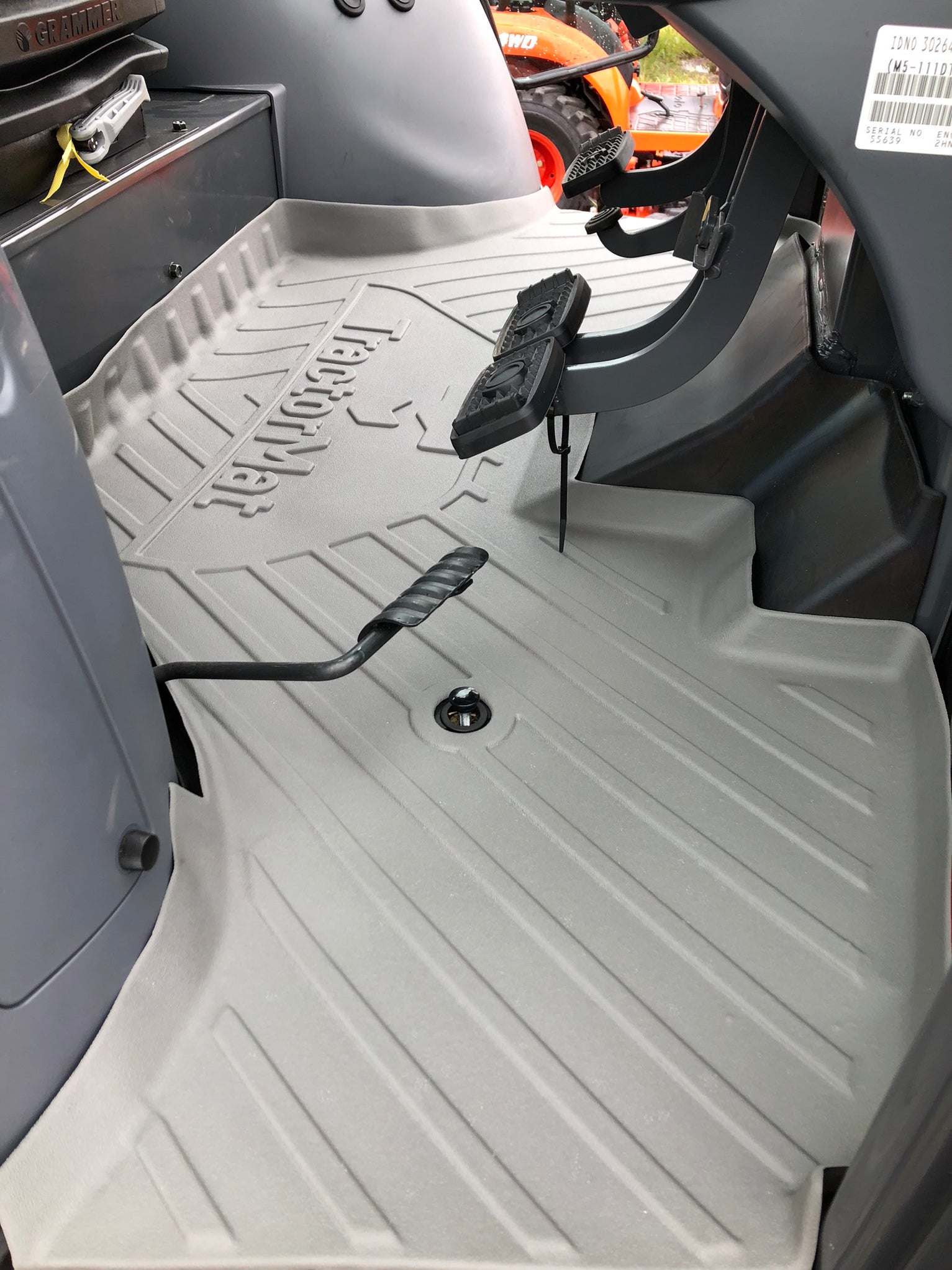 Kubota M6 Tractor Floor Mats by TractorMat — AgriCameras.com