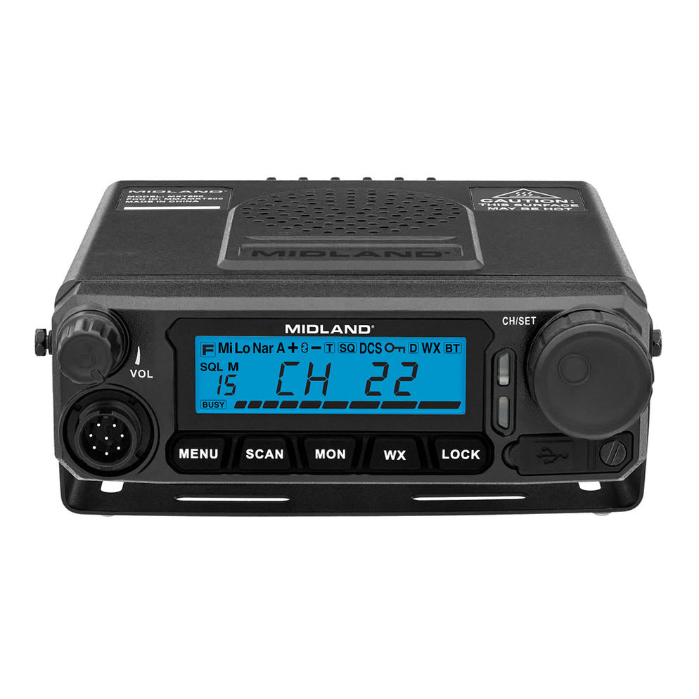 MicroMobile GMRS Two-Way Radio 50W 99 Channels With USB-C MXT500 ...