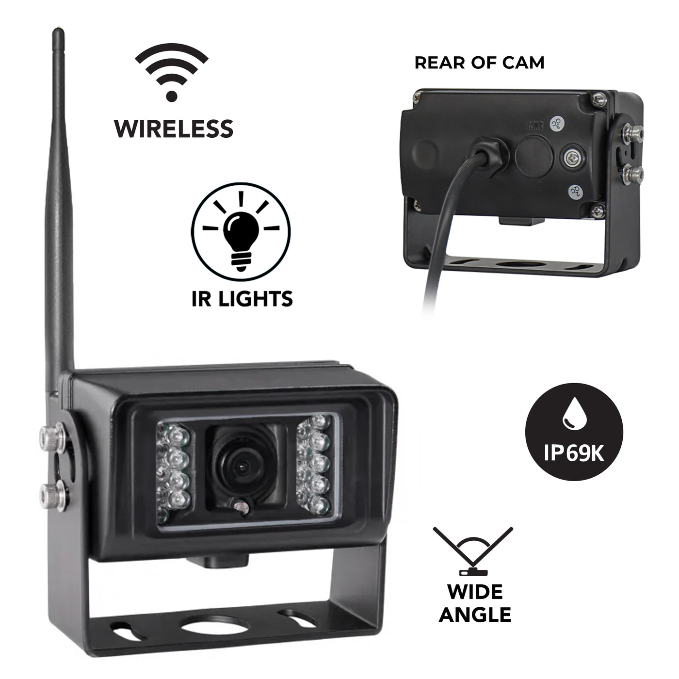 Farming Wireless Multi Screen Camera System w/ Night Vision - AgriCam ...