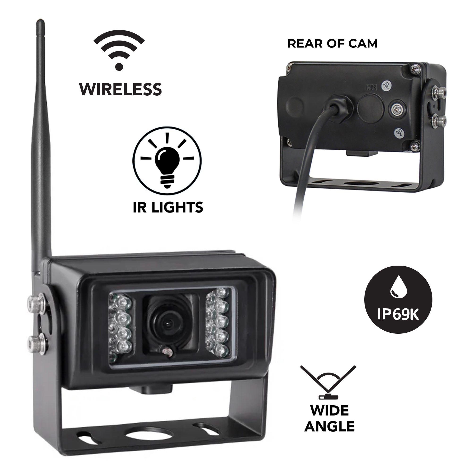 Farming Wireless Multi Screen Camera System w/ Night Vision - AgriCam ...
