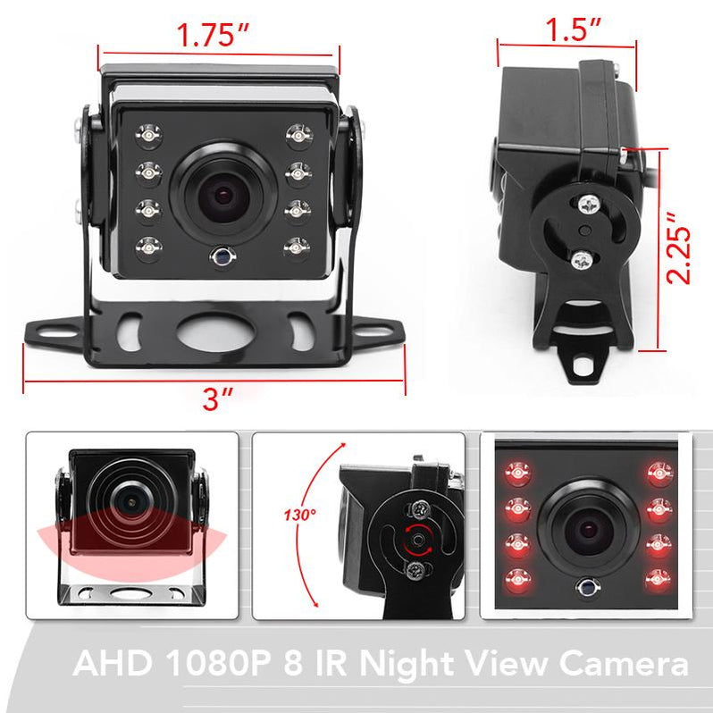 EagleEye Agri Cam Waterproof Wired Backup Cam System w/Waterproof IP67 ...