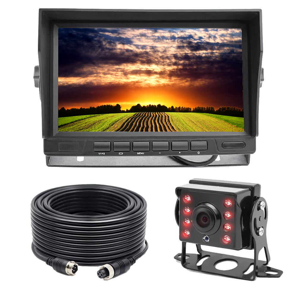 Farming 1080P Wired Heavy Duty Backup Camera System w/ 7" LCD! Optiona ...