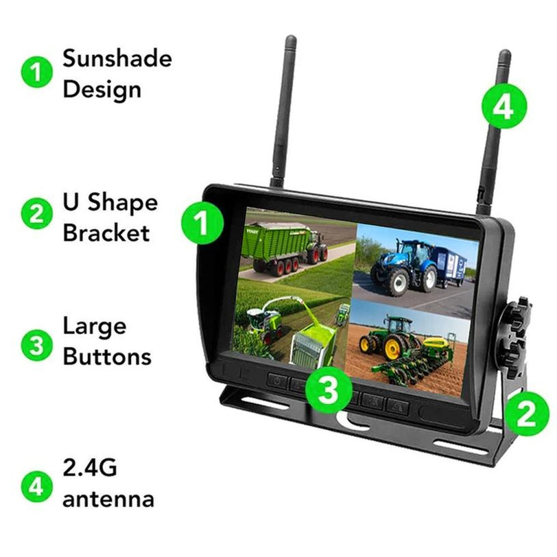 Wireless Backup Camera For Farmers Heavy Duty │ Agricameras LLC ...
