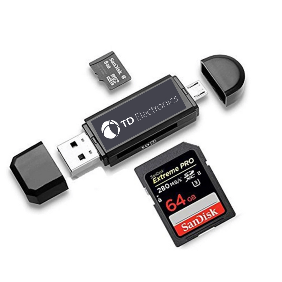 SD Card Reader for Phones/Tablet! Transfer Video to Phone/Tablet in Se ...