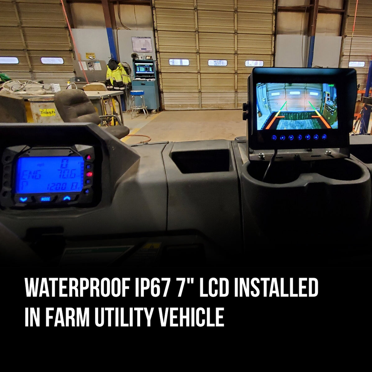 EagleEye Agri Cam Waterproof Wired Backup Cam System w/Waterproof IP67 ...