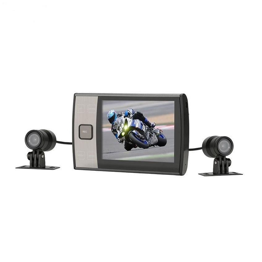 MotoProCam Dual Camera WiFi 1080P Motorcycle DVR Camera System ...